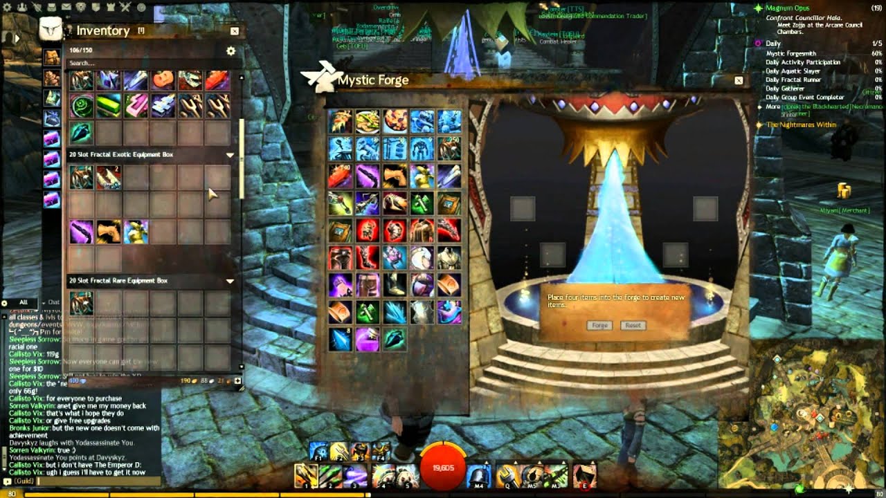 Guild Wars 2 - Legendary Pistol - Quip Crafting(featuring Guild Wars 2 ...