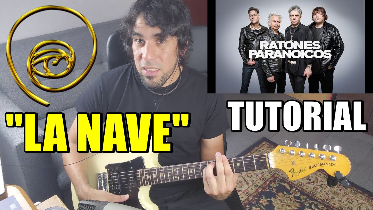 Como tocar "La Nave" de RATONES PARANOICOS Tutorial Guitarra Intro ...