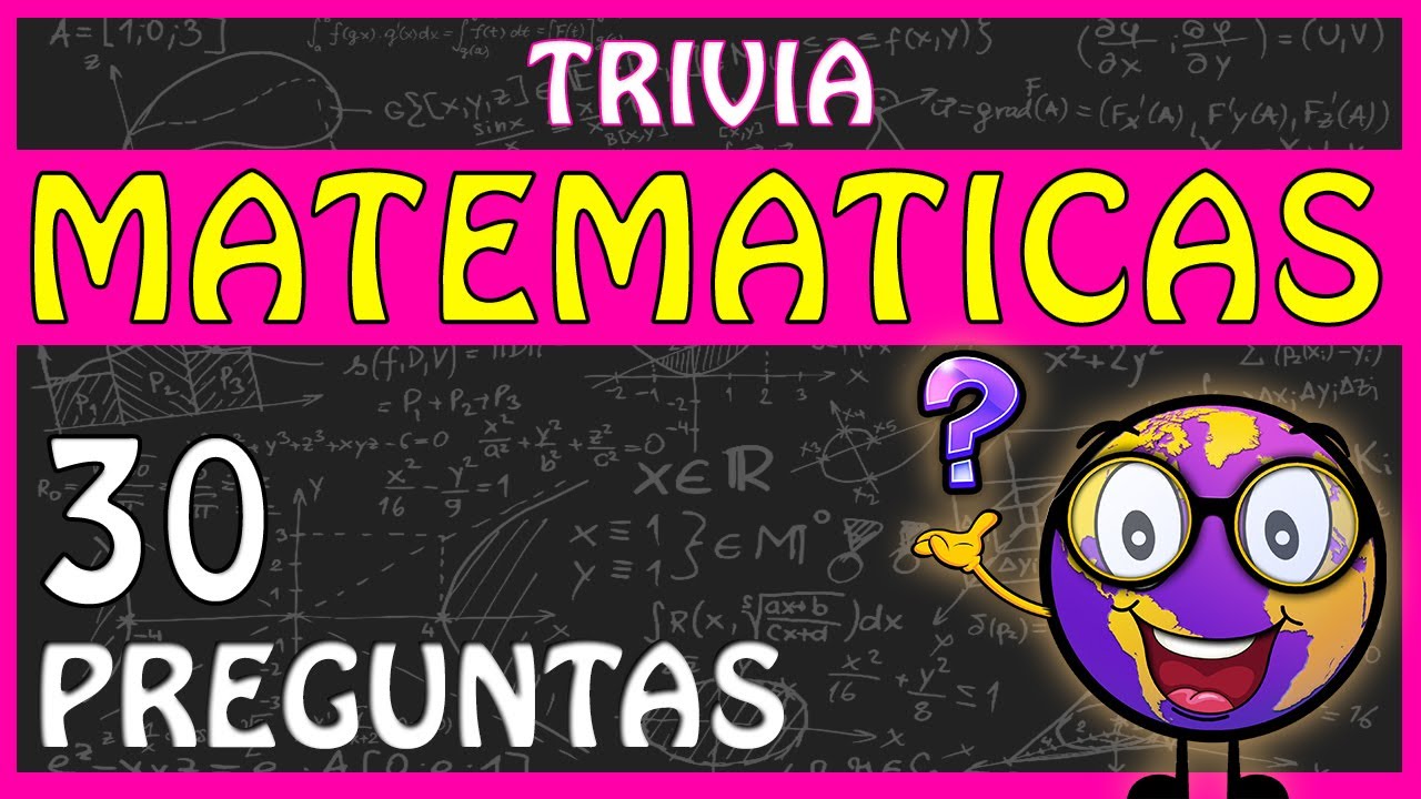 ☑️ TRIVIA de MATEMATICAS🤯🧠 🎓 #05 | 30 PREGUNTAS | Nivel INTERMEDIO ...