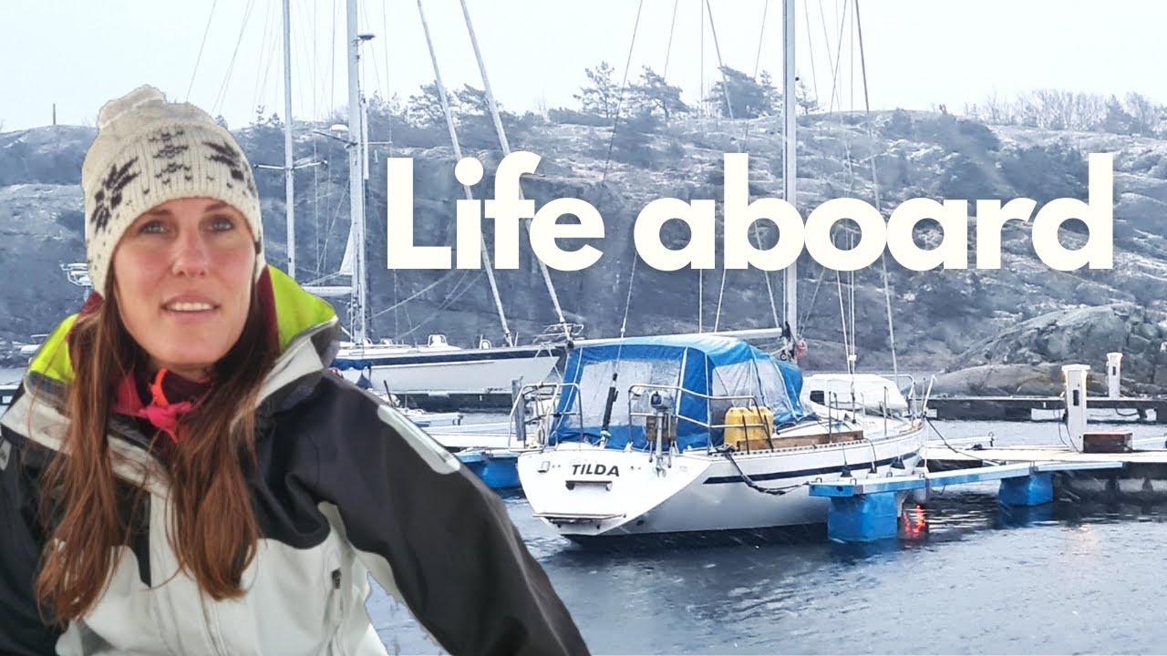 Winter living aboard a sailboat #26 - YouTube