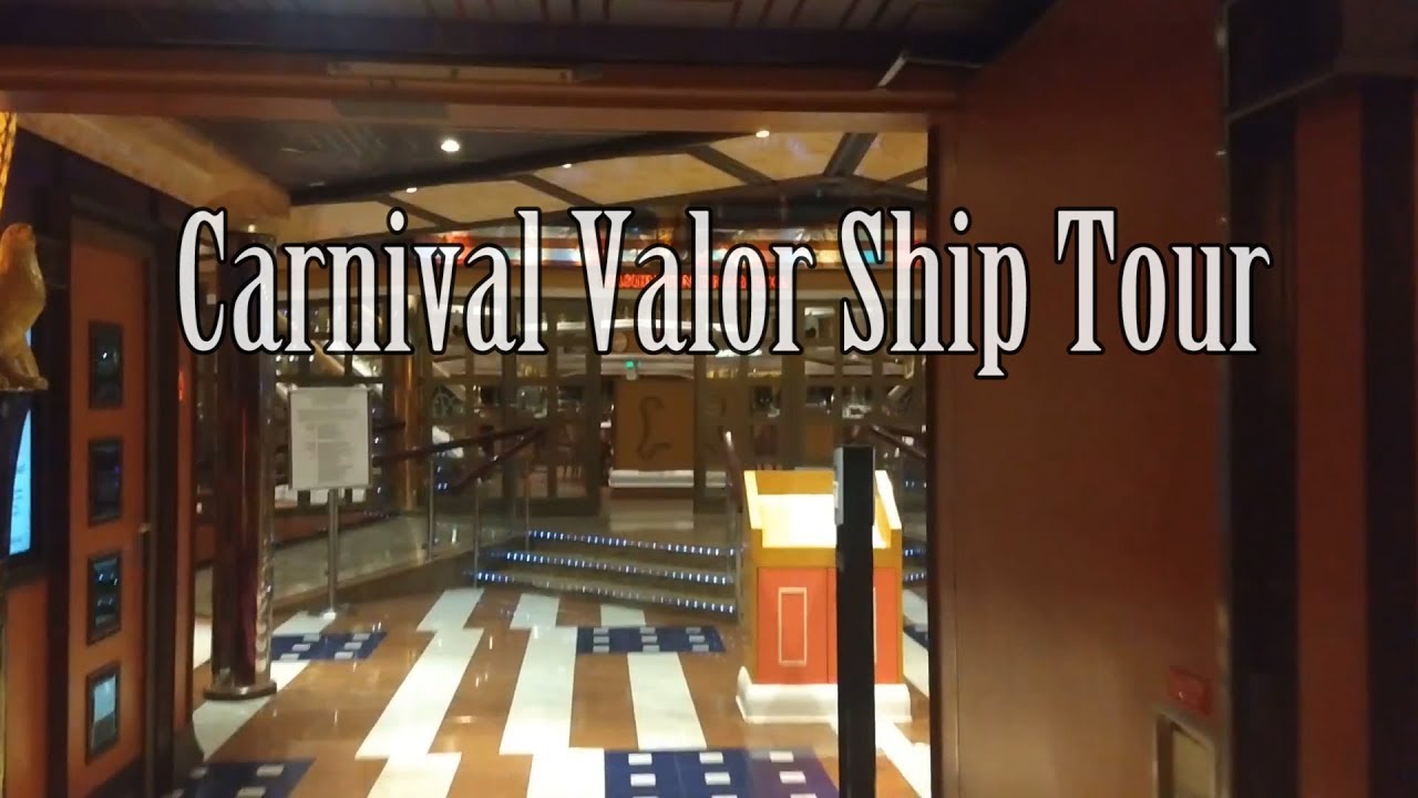 Carnival Valor Ship Tour-Galveston October 2018 - YouTube