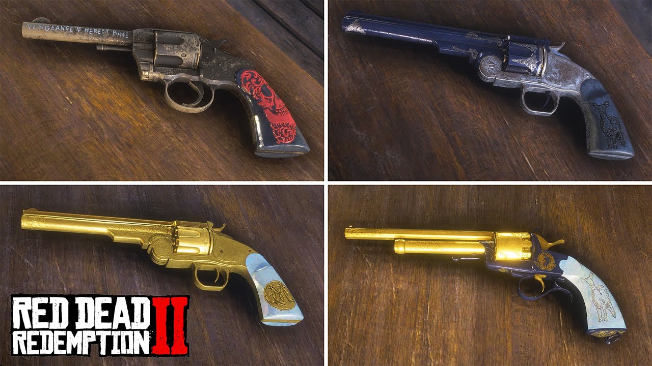 5 BEST Revolvers in Red Dead Redemption 2 - YouTube
