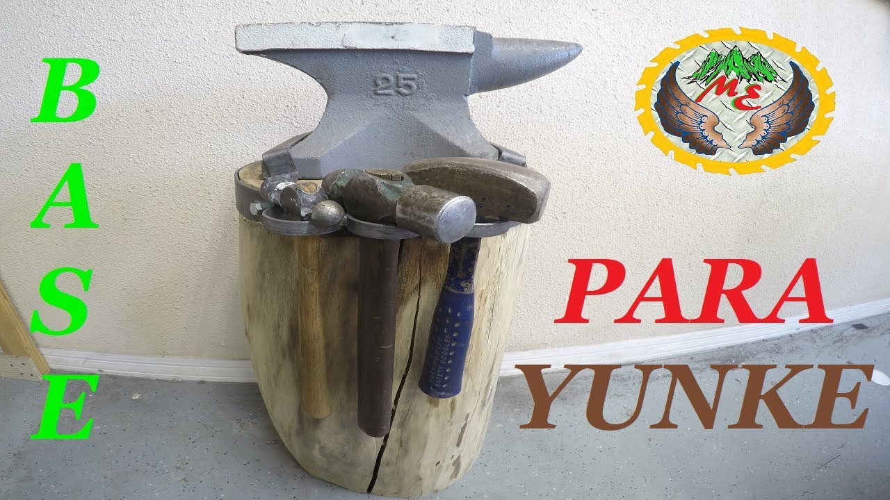 DIY How to Mount an Anvil With tool Holders - YouTube