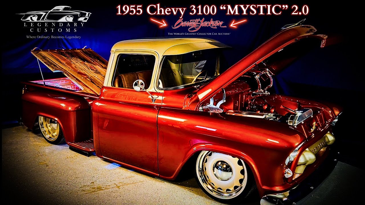 Legendary Customs "Mystic" 1955 CHEVROLET 3100 2.0 ⚡ Barrett-Jackson ...