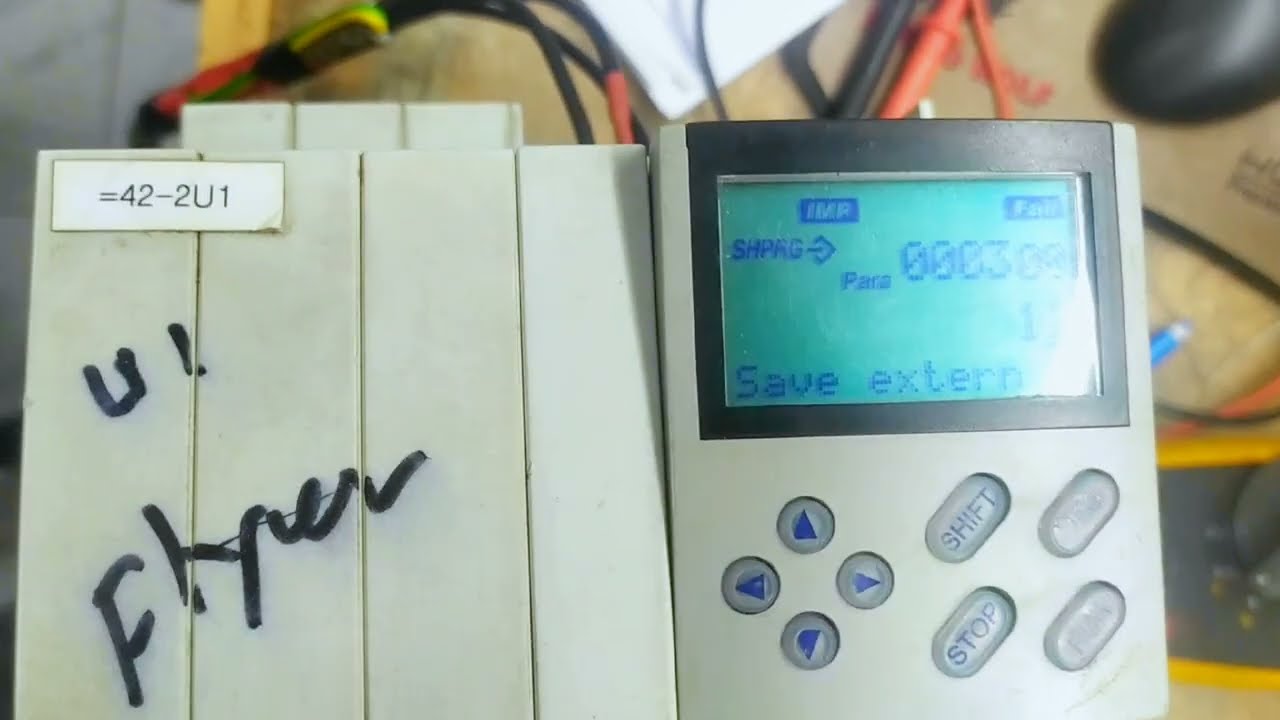 All LENZE PARAMETER UPLOAD AND DOWNLODE SYSTEM. - YouTube