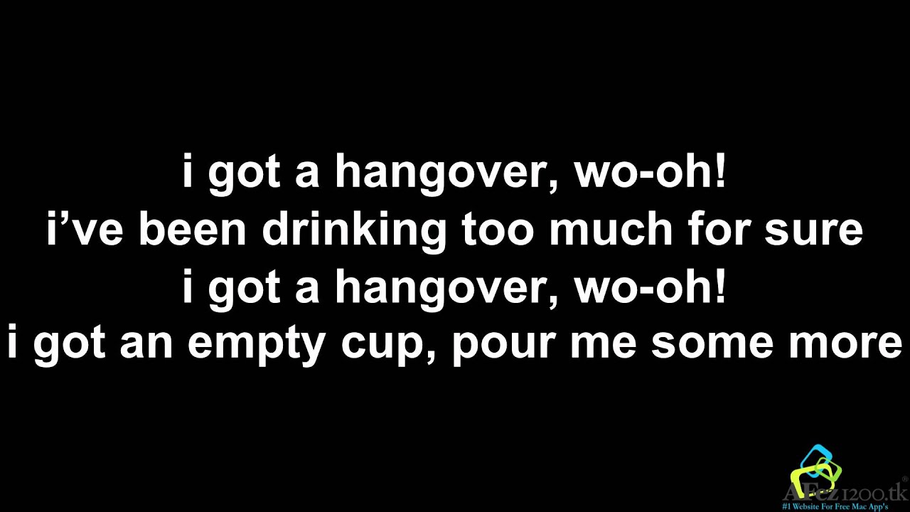 Taio Cruz feat. Flo Rida - Hangover [Official Lyrics Video | HQ/HD ...