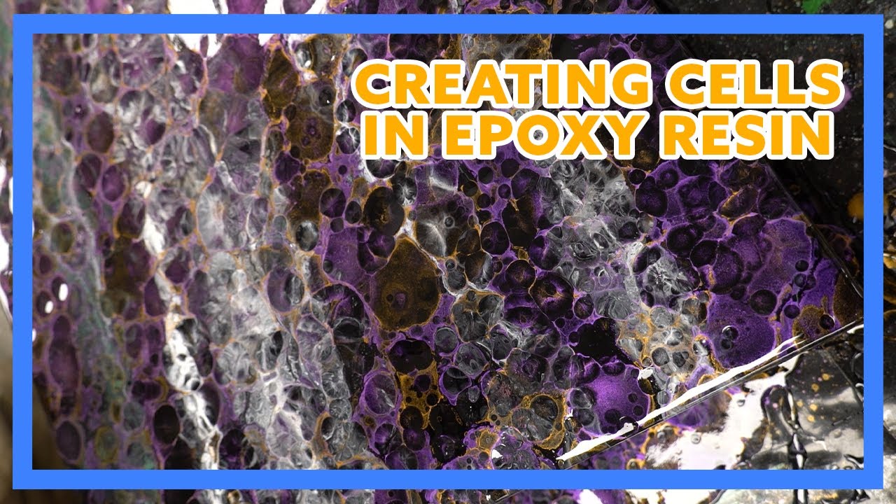 How To Create Cells in Epoxy Resin - Countertop Epoxy - DIY - YouTube