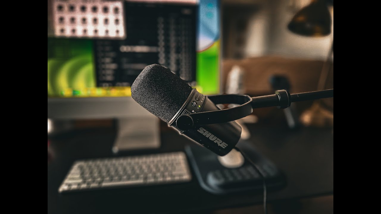 Shure MV7 - Podcast Microphone - Set-up & features - YouTube