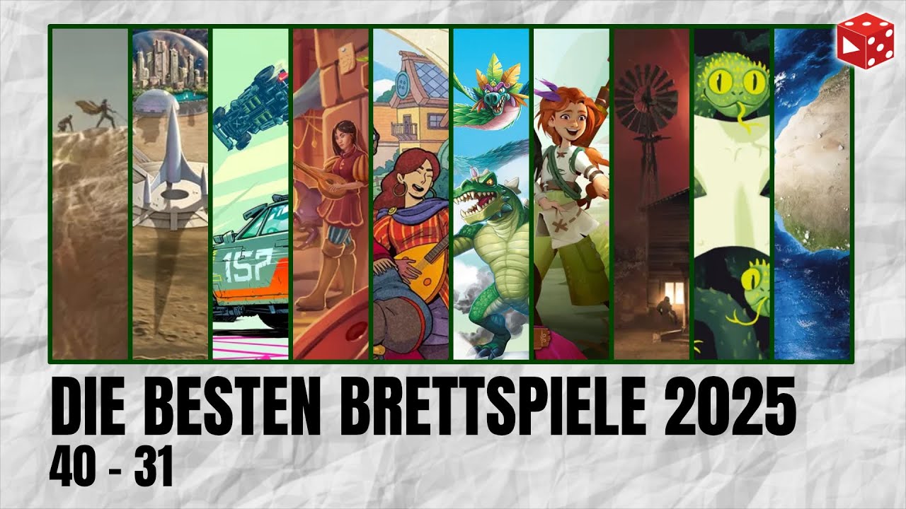 Die besten Brettspiele 2025 - Meine Top 40 - 31 - YouTube