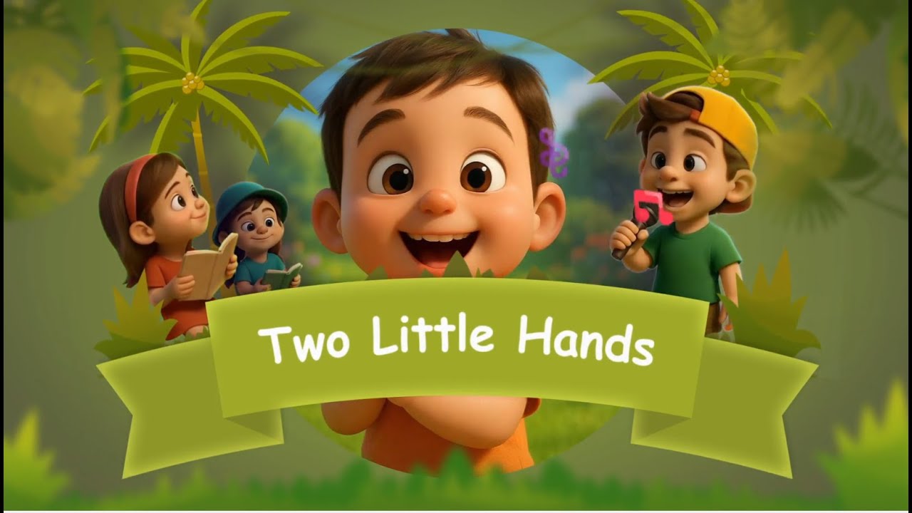 Two Little Hands 🖐️ | LKG Rhyme for Kids - YouTube