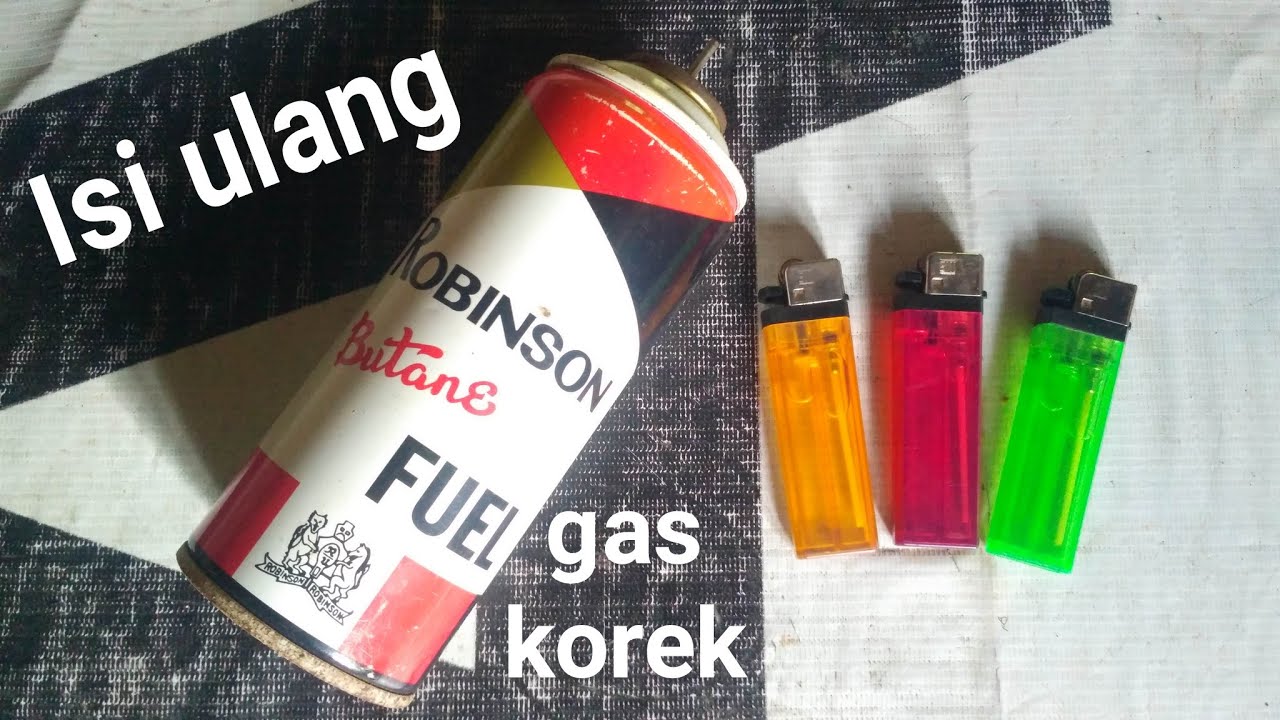 Ternyata begini cara isi ulang korek gas - YouTube
