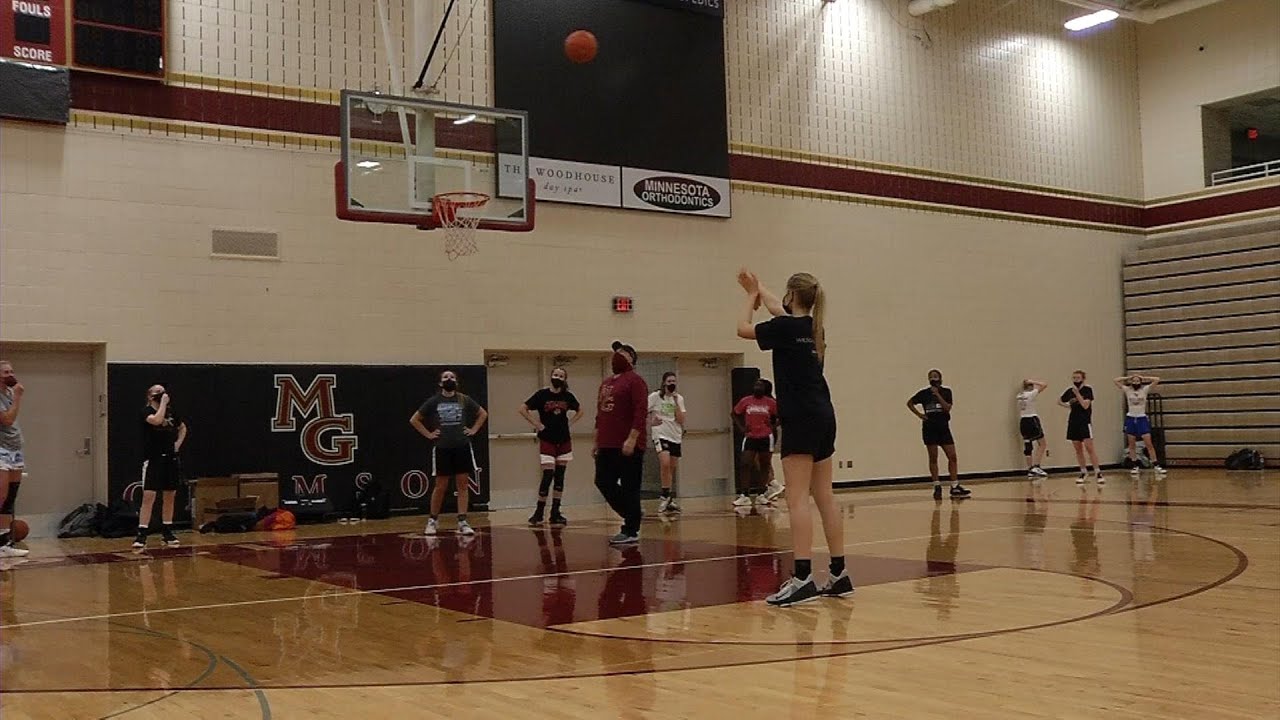 Maple Grove Girls Basketball Happy to be Back in Gym - YouTube