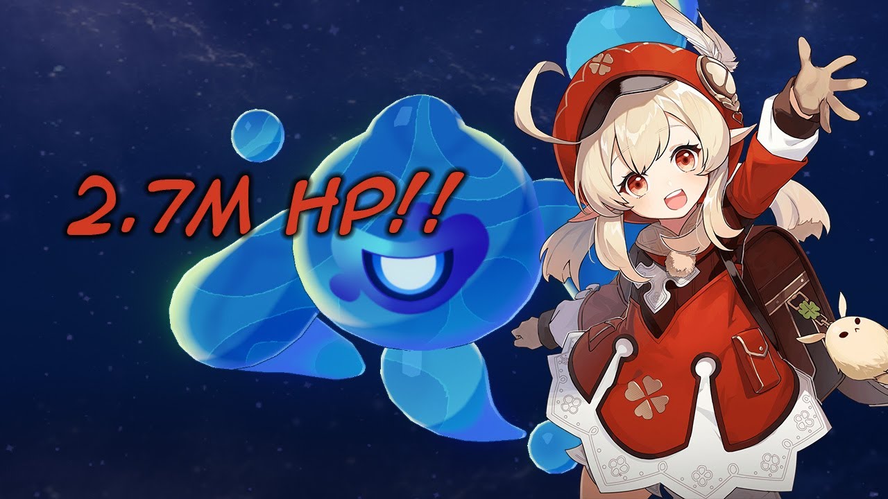 KLEE VS 2.7M HP BOSS!!! | Genshin Impact - YouTube