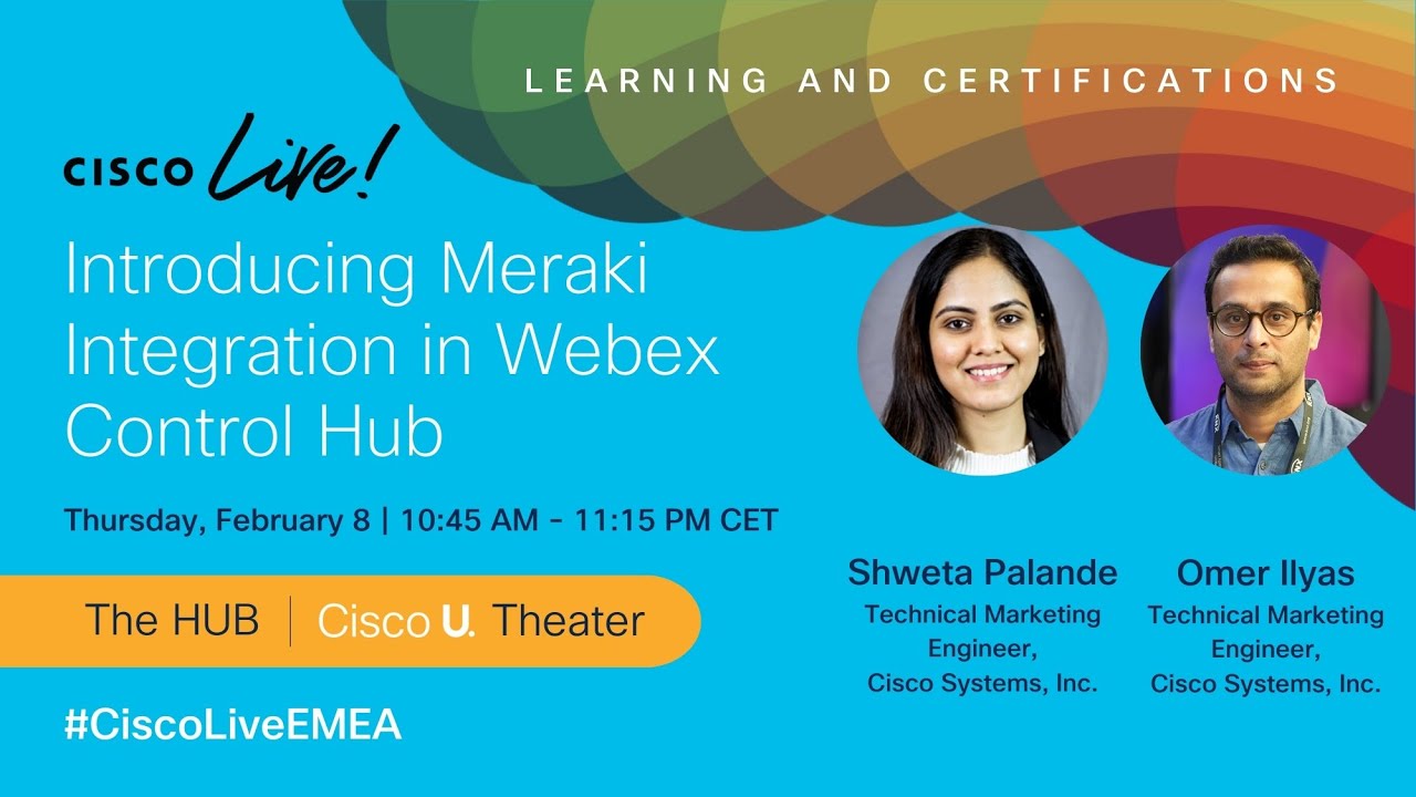 Introducing Meraki Integration in Webex Control Hub - YouTube