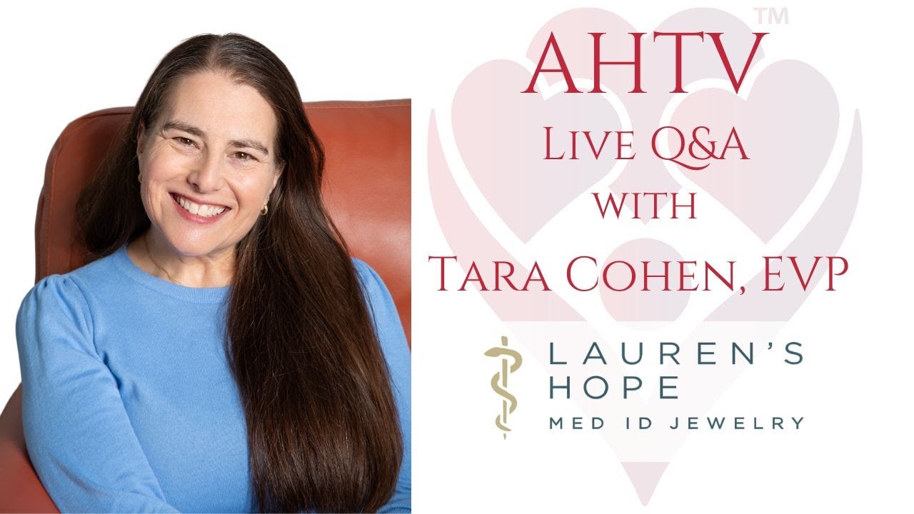 AHTV | Aortic Hope presents Tara Cohen, EVP with Lauren's Hope - YouTube