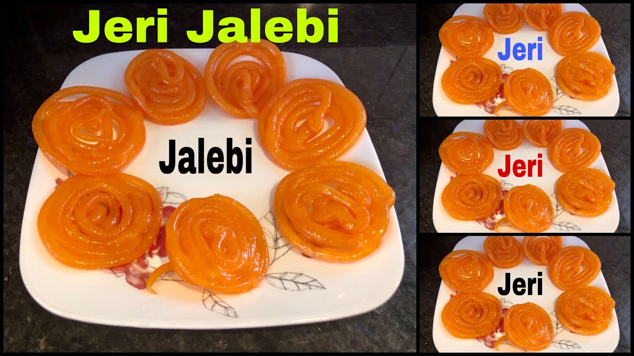 Asian Juicy Sweets | Indian Sweets | Jeri Recipe |How To Make Jalebi ...