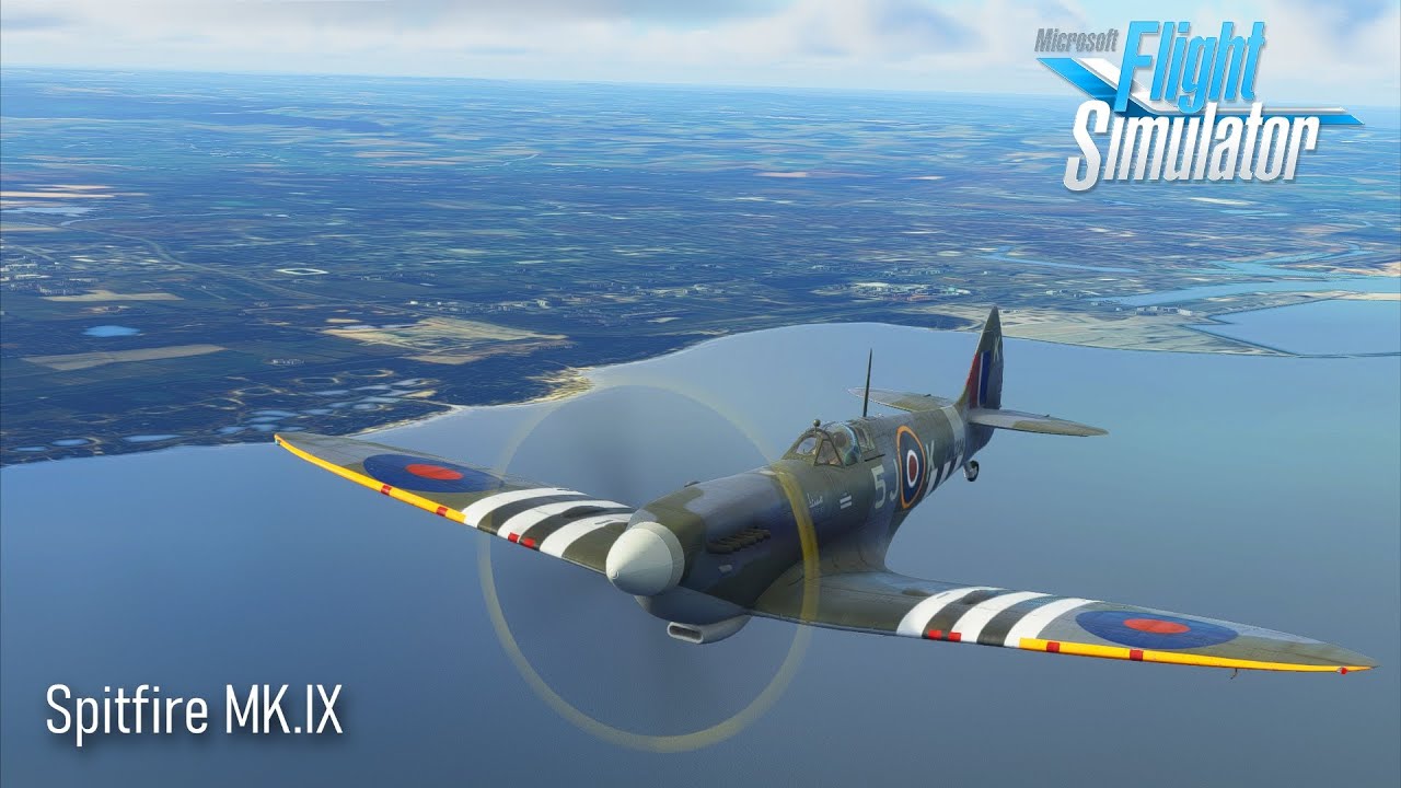 Le Spitfire sur Flight Simulator ! C'est fou - Test Addon - YouTube