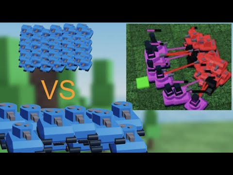 50 RECONS vs 16 TANKS | Normal Real Time Strategy Game (Roblox)