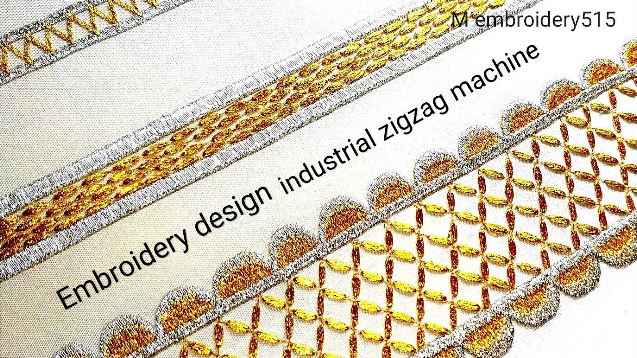 3 type Line Embroidery Design Borderline Machine Embroidery industrial ...