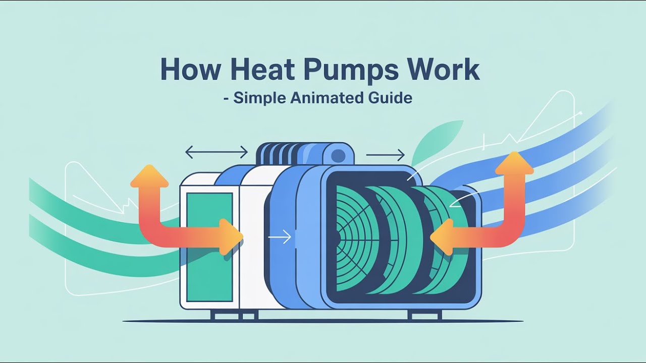 How Heat Pumps Work - Simple Animated Guide - YouTube