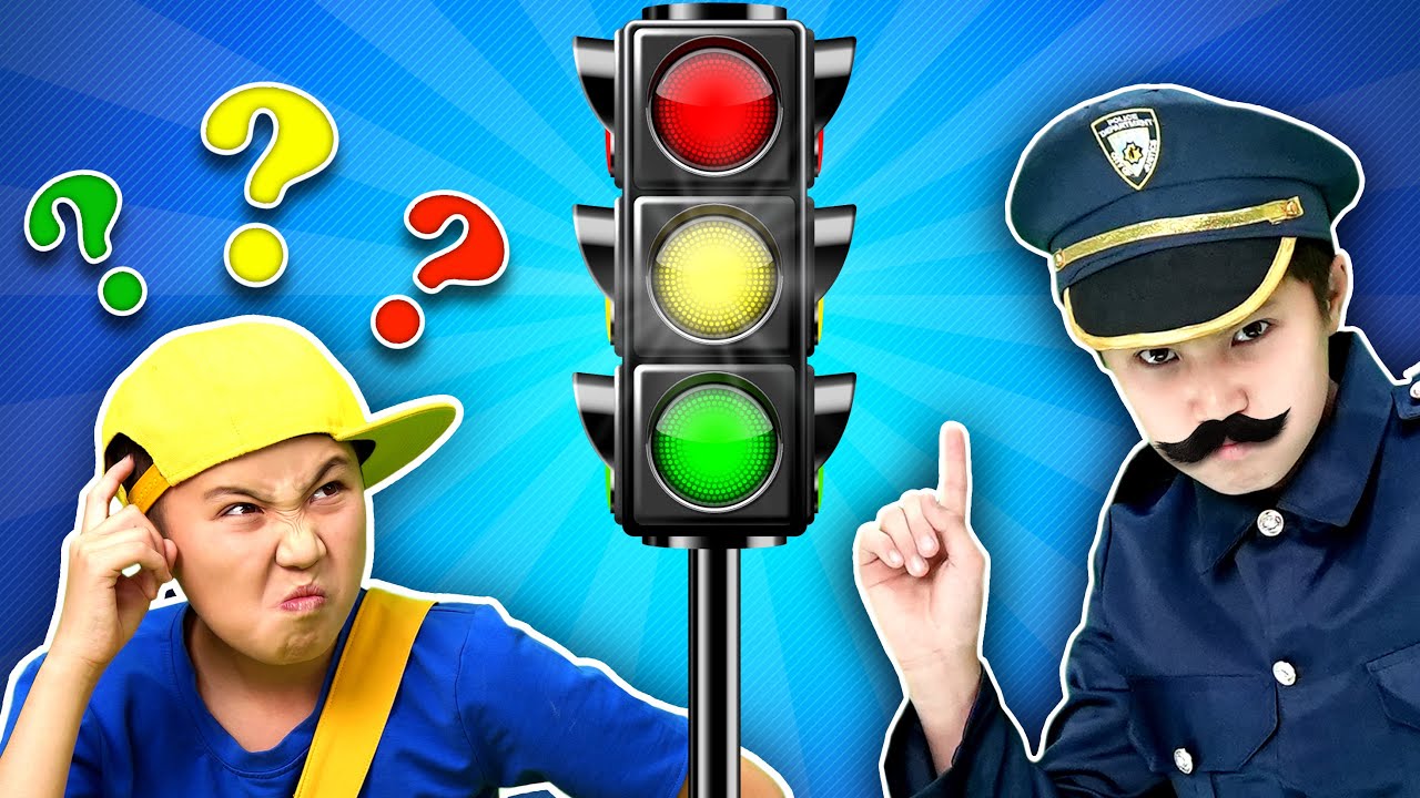 Traffic Light Song - Nursery Rhymes & Kids Songs | Hahatoons Songs ...