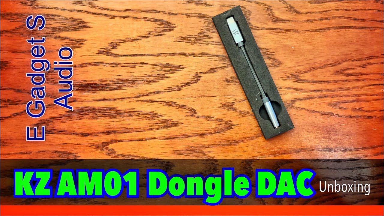 KZ AM01 Dongle DAC (Unboxing) - YouTube