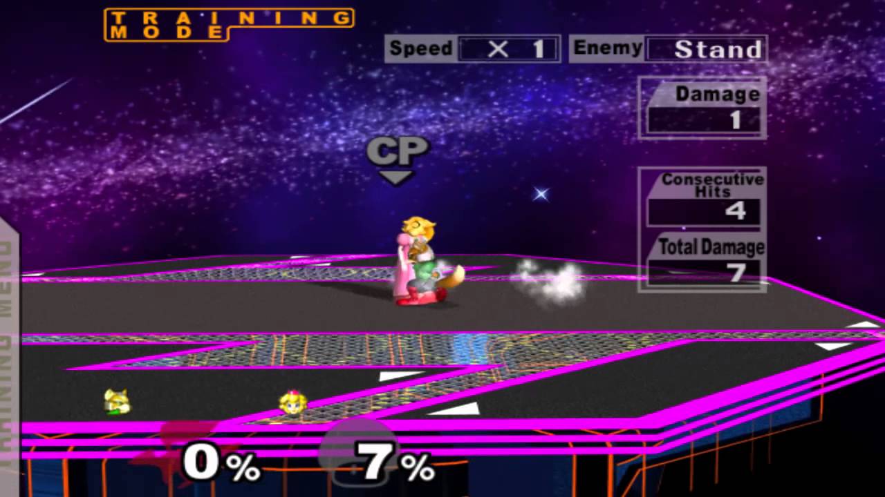 Super Smash Bros: Melee - Wavedash Practice - YouTube