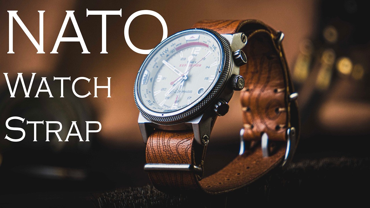 Make Your OWN Stylish LEATHER NATO Watch Strap! - YouTube