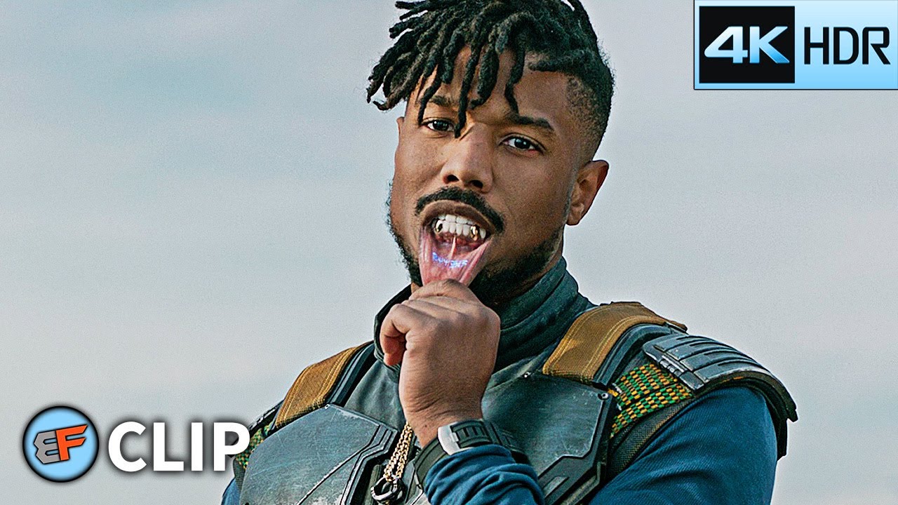 Killmonger Kills Ulysses Klaue Scene | Black Panther (2018) 4K HDR ...
