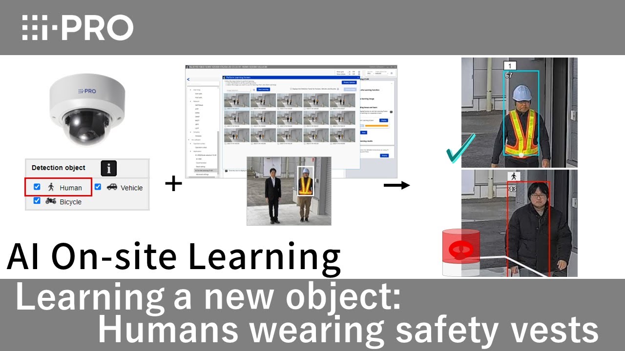 AI On-site Learning – Learning a new object: Human wearing safety vests ...