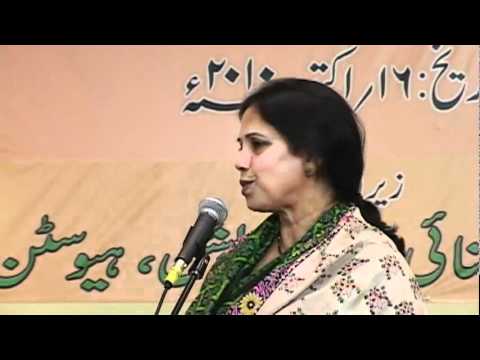Ishrat Afreen in Jashn e Nida Fazli 2010 by zeerum.com - YouTube