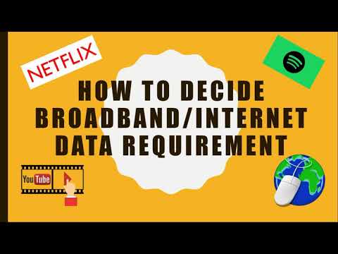 How much internet data do i need - YouTube