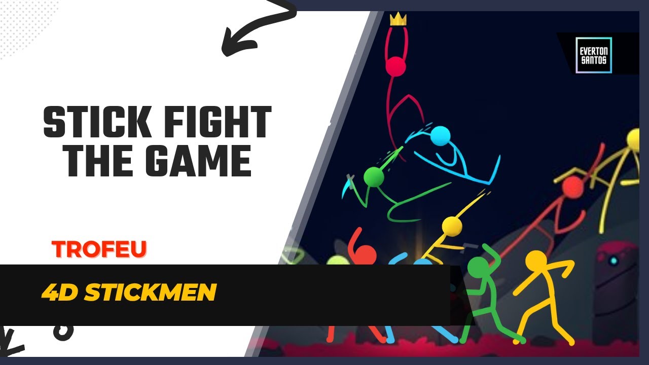Stick Fight The Game - Troféu - 4D Stickmen ( 4D Stickmen ) - YouTube