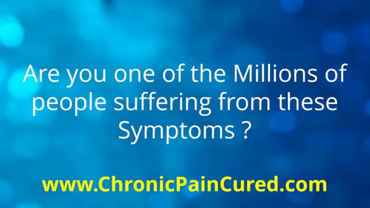 Chronic Pain Relief | How I Cured My Chronic Pain - YouTube