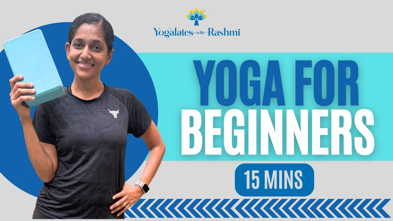 Easy Yoga Practice with Block for Beginners | 15 mins | Yogalates with ...