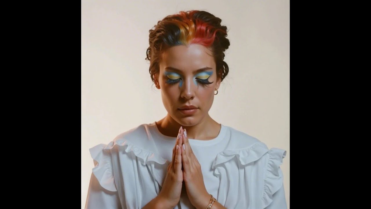 Ai bring Halsey album covers into motion - YouTube