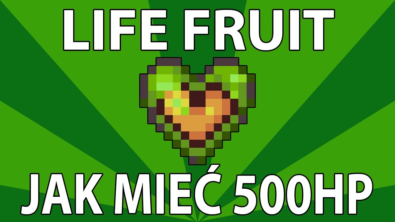 Poradnik Terraria 1.2 - Life Fruit, czyli jak zdobyć 500HP - YouTube
