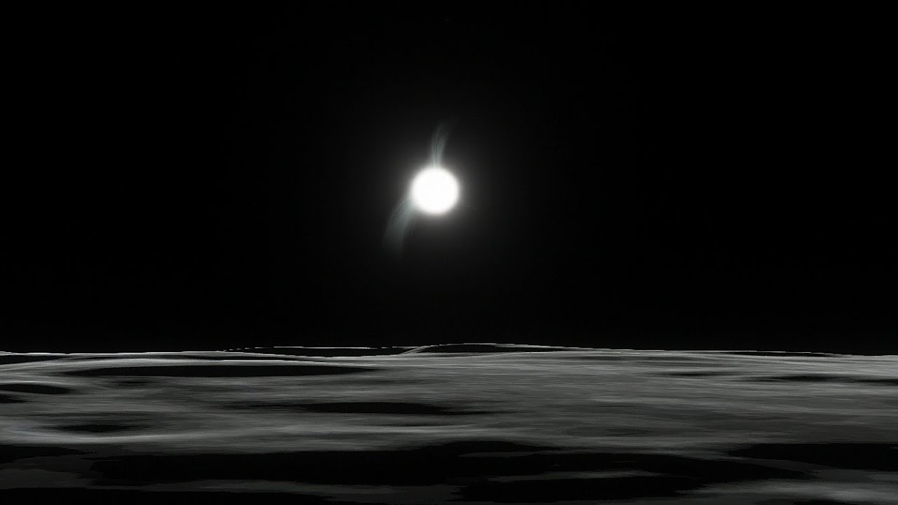 Sunset on Mercury [Space Engine 0.990/0.9.9.0 Beta] - YouTube