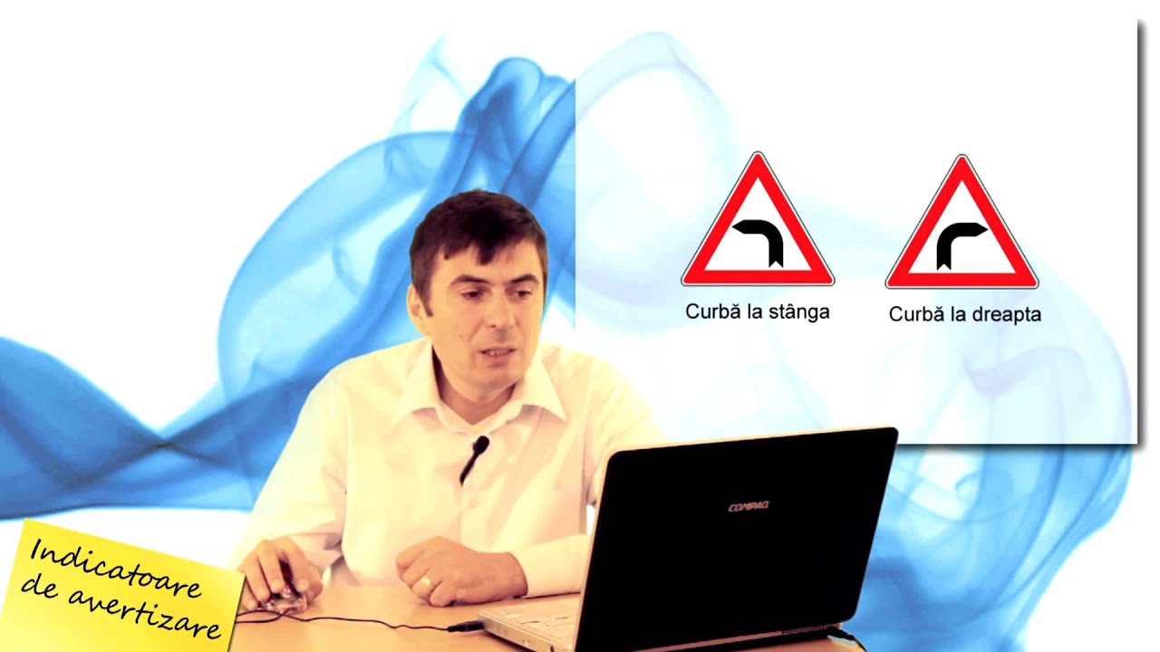Indicatoare de avertizare - Indicatoare rutiere explicate - YouTube