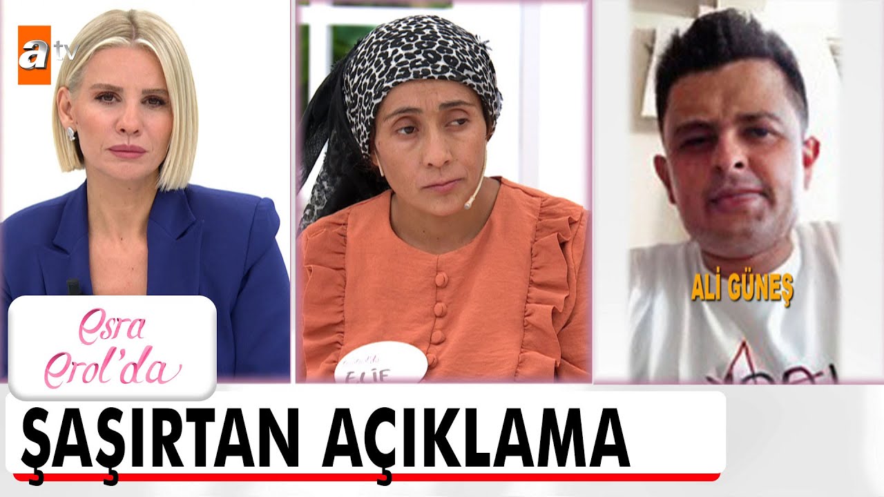 Elif'in eski kocası Ali: Elif benim için geri döndü! - Esra Erol'da 30 ...