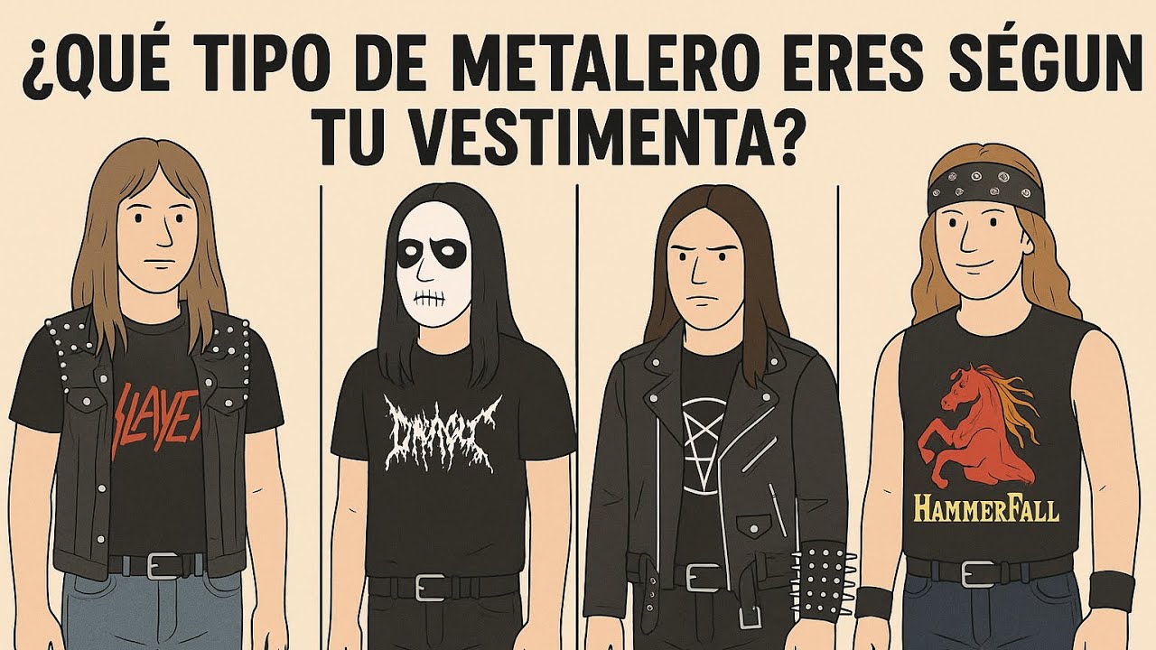 ¿QUE TIPO DE METALERO ERES SEGUN TU VESTIMENTA? 🤓 - YouTube