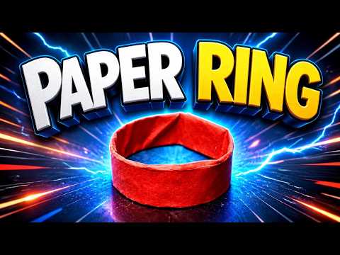 How to Make a Paper Rings | Origami Ring | Easy Origami ART
