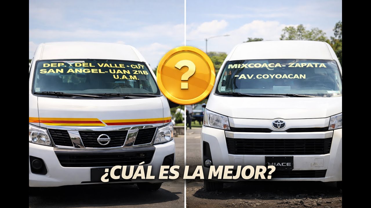 Nissan Urvan vs. Toyota Hiace ¿Cuál es mejor para Transporte? - YouTube