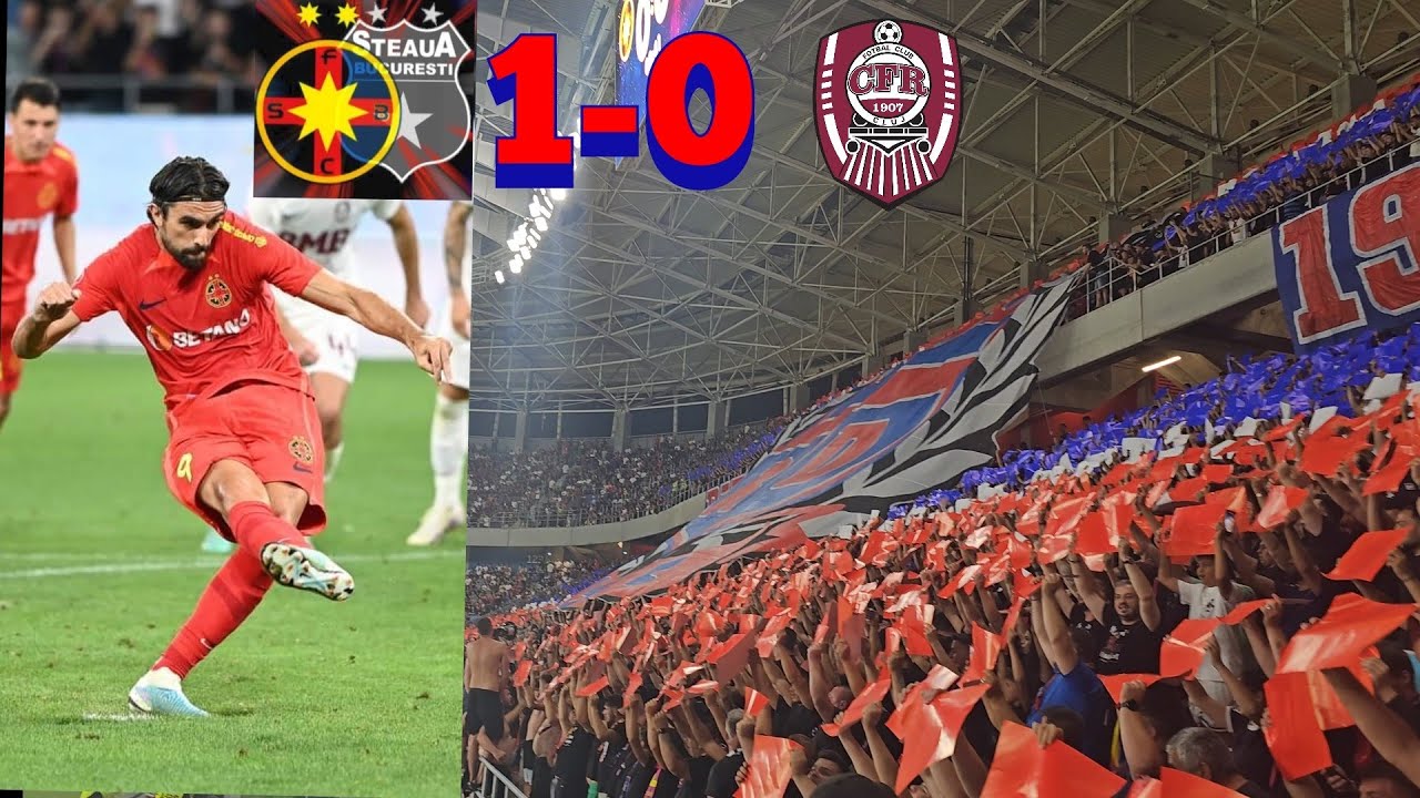 STEAUA(FCSB) 1-0 CFR CLUJ, revenire a Peluzei Nord in Ghencea cu o ...
