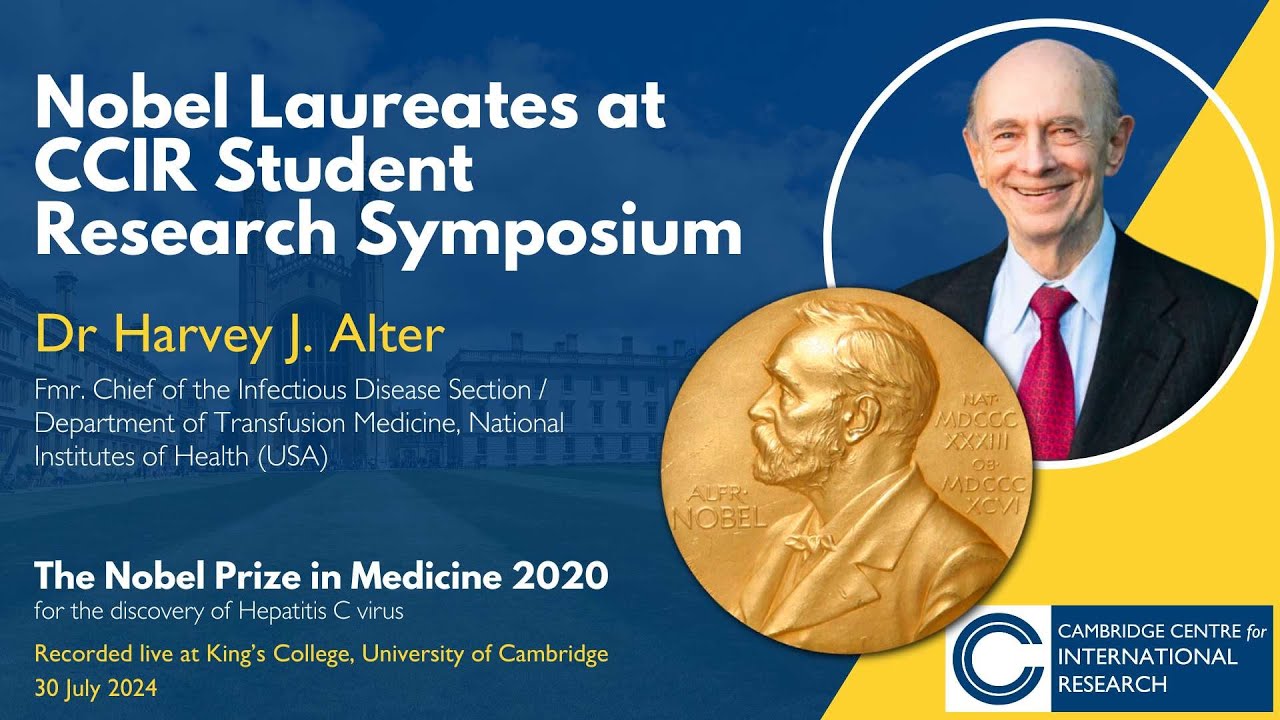 Nobel Laureates at CCIR: Dr Harvey J Alter (The Nobel Prize in Medicine ...