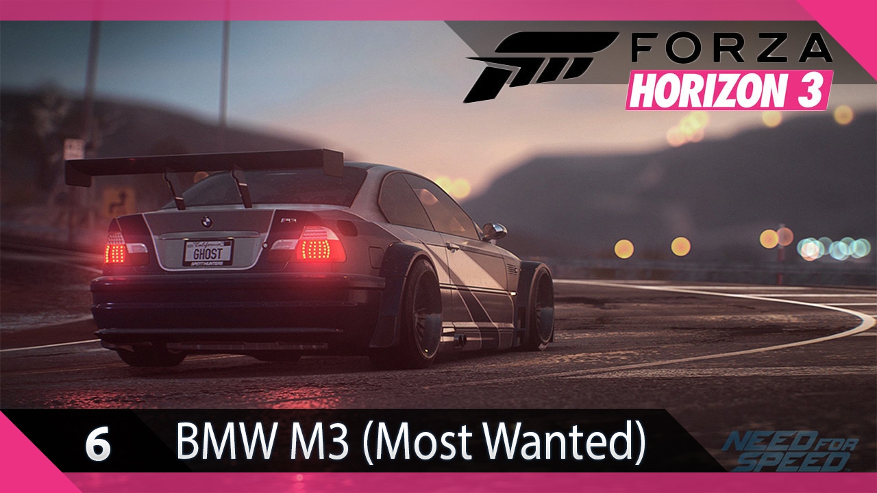 Forza Horizon 3: BMW M3 '05 (Need For Speed: Most Wanted Edition) - YouTube