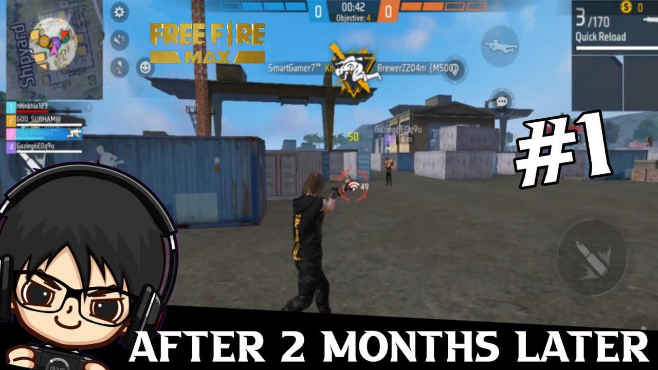 Can I Win All Match in Free Fire Max||Smart Gamer||Part-1 - YouTube