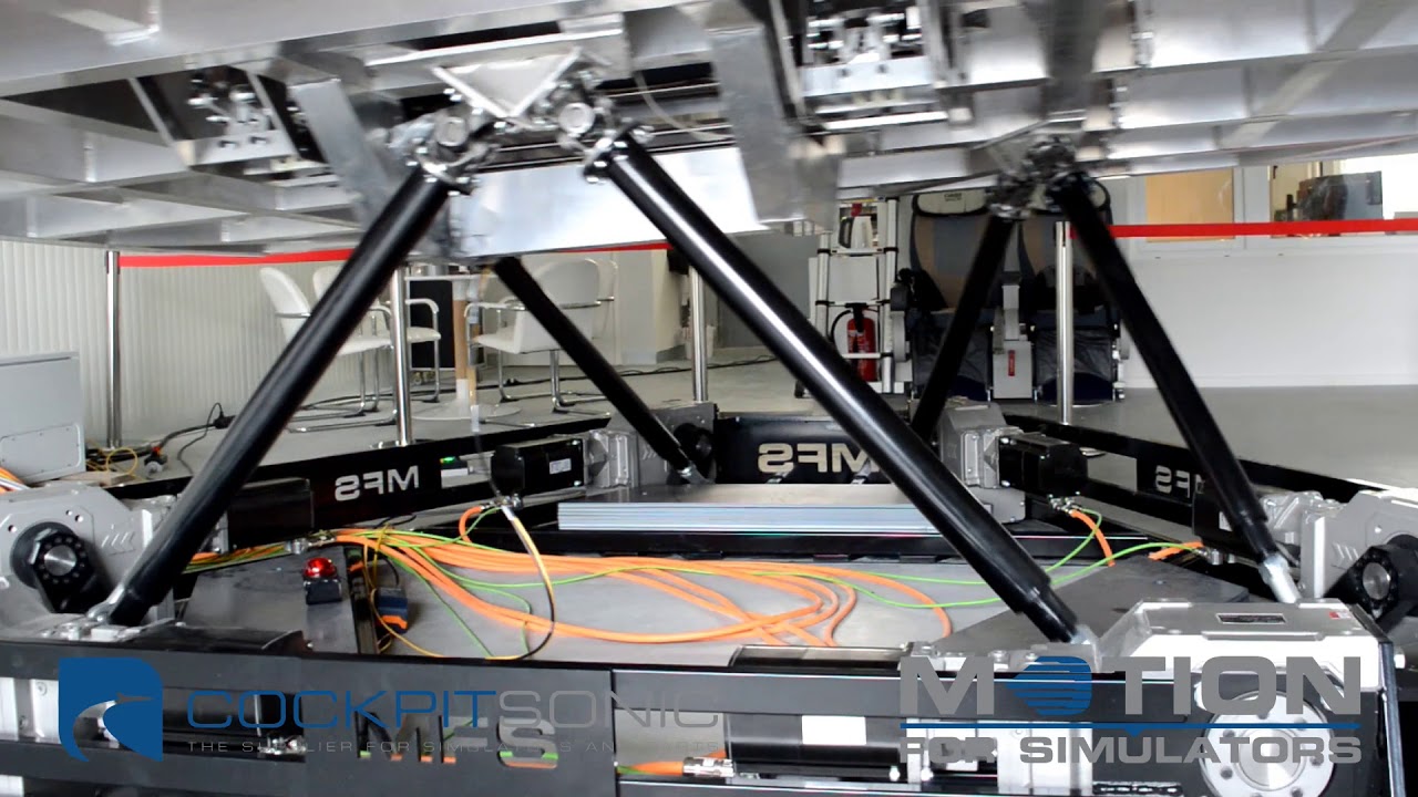 Motion platform 6dof & 737 flight simulator prepar3d fsx - YouTube
