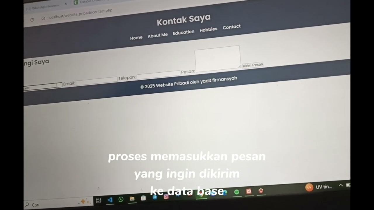 Tugas Pemrograman web dan Basis data prodi sistem informasi - YouTube