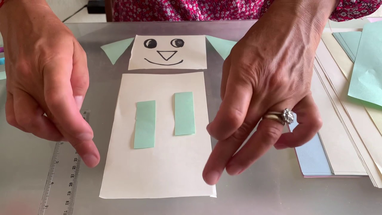 Using shapes to create a dog. - YouTube